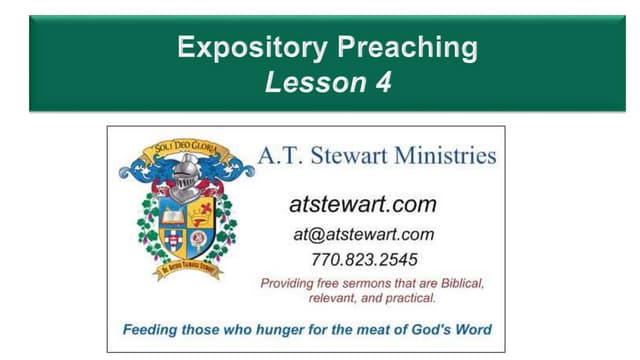 Expository Preaching | PPT