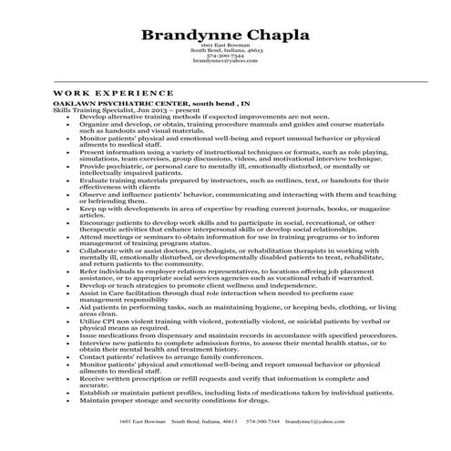 Marcus L. Robinson Resume | DOCX