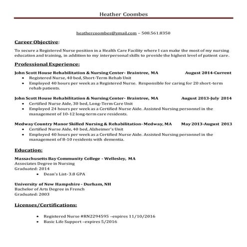 eportfolio resume | DOCX