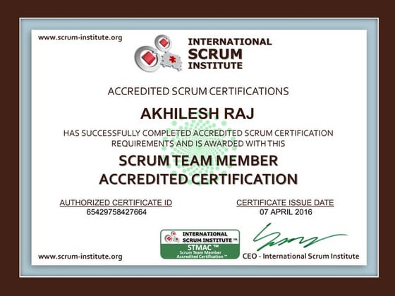 Scrum institute.org