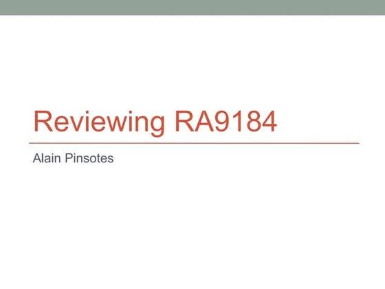 Frequently-asked-questions-about-ra-9184 | PDF