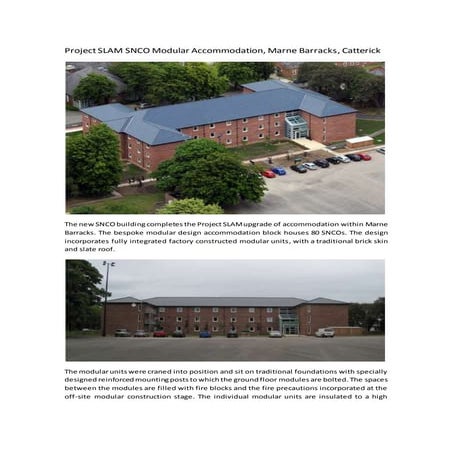 Project SLAM SNCO Modular Accommodation | DOCX