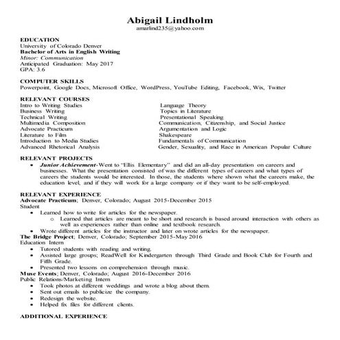 Nicole Kerwin Resume | PDF
