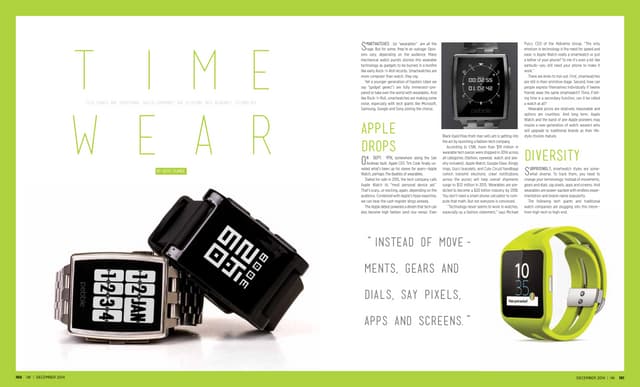 Smartwatch presentation | PPTX