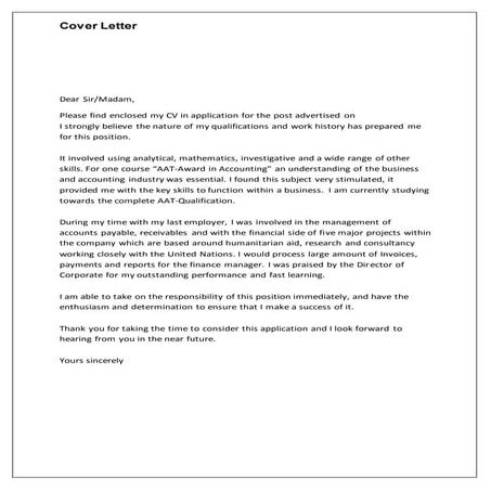 Budget manager cover letter example | DOCX