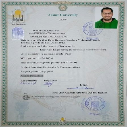 English Graduation Certficate | PDF