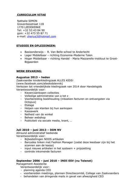 IngridCVseptember2016 | PDF