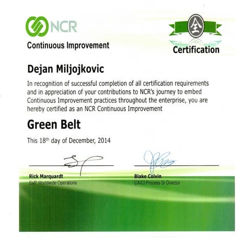 Six Sigma Green Belt | PDF | Land and Farms | Real Estate