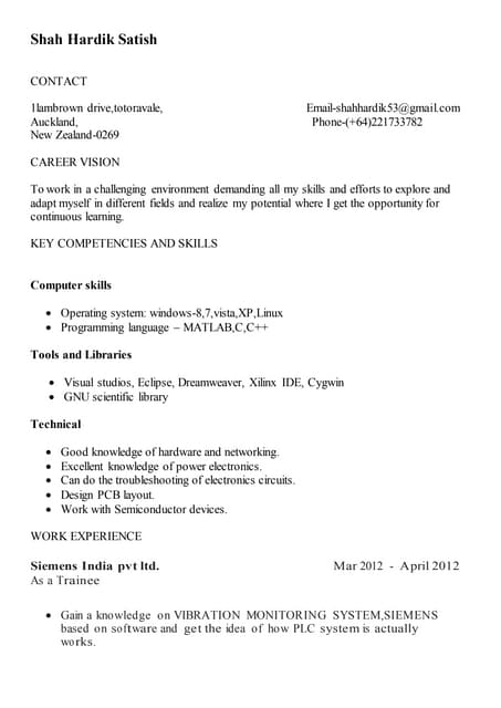 ajit resume | DOC | Technology & Computing