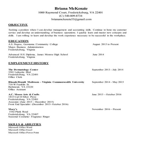 Brian Resume | DOCX