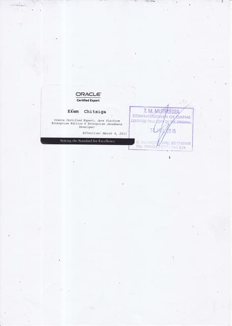 Java Certificate3 | PDF