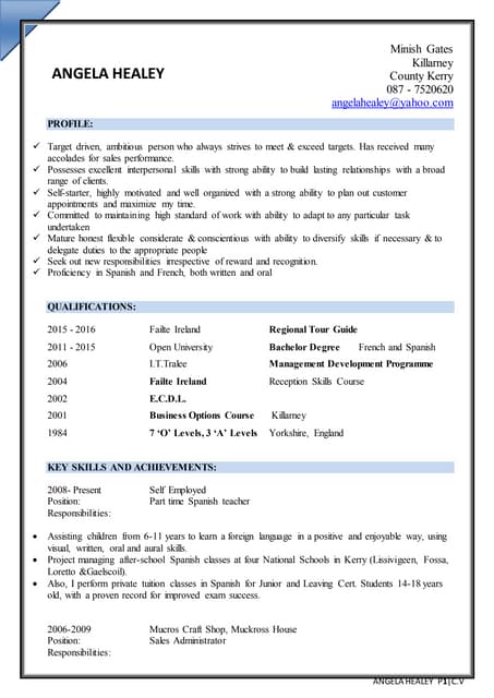 Mark Williams CV 2015i | PDF