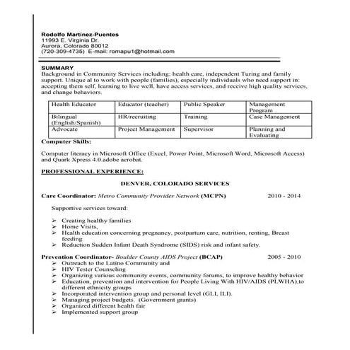 Sarah S. White Resume 3-3-16 | PDF