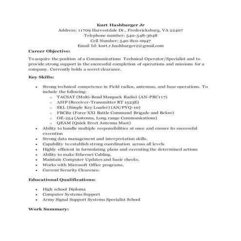 Scereil Resume | DOC