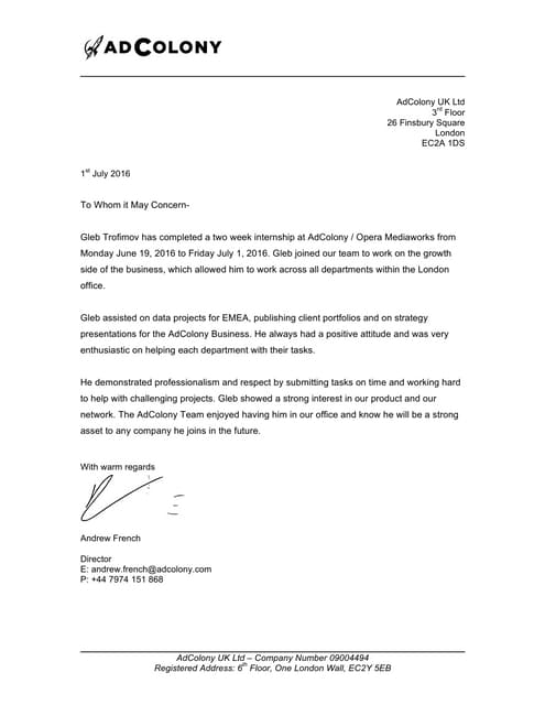 KPMG Ref letters | PDF