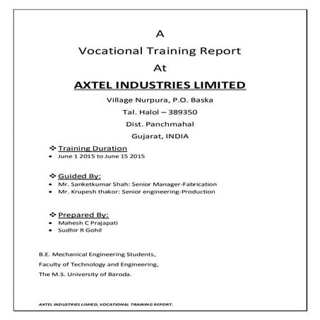 AXTEL SCREW FEEDER REPORT | PDF