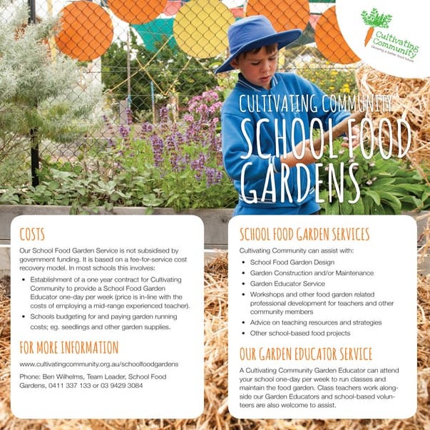 Cultivating Community School Food Garden Brochure | PDF
