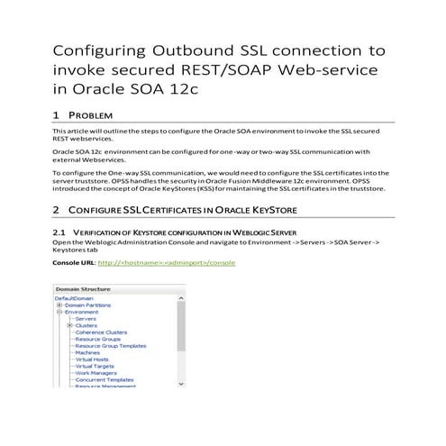 Configuring Outbound Ssl Connection To Invoke Secured Rest Pdf 