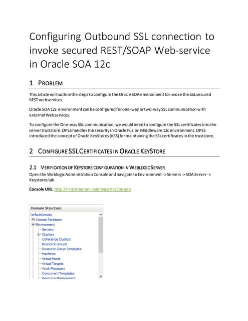 Configuring Outbound Ssl Connection To Invoke Secured Rest Pdf