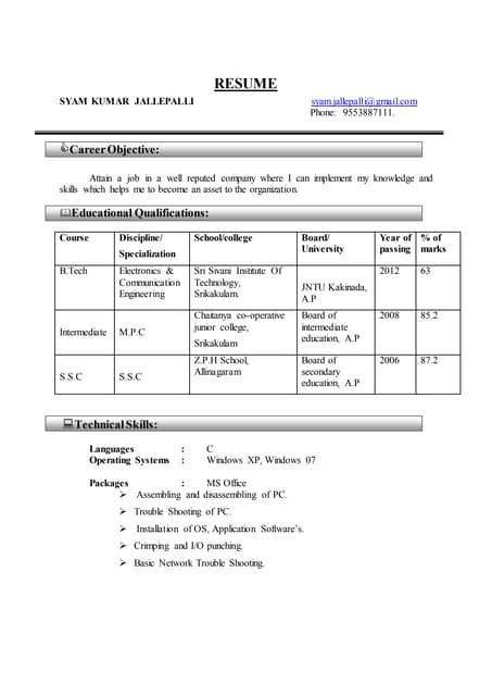 RESUME AKASH | PDF | Education industry | Industries