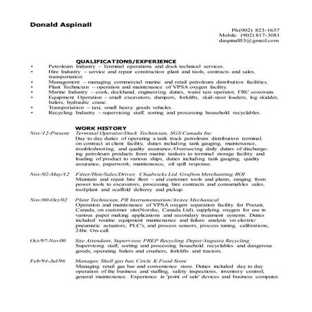 Don's CV-2016 | DOCX | Business | Business and Finance