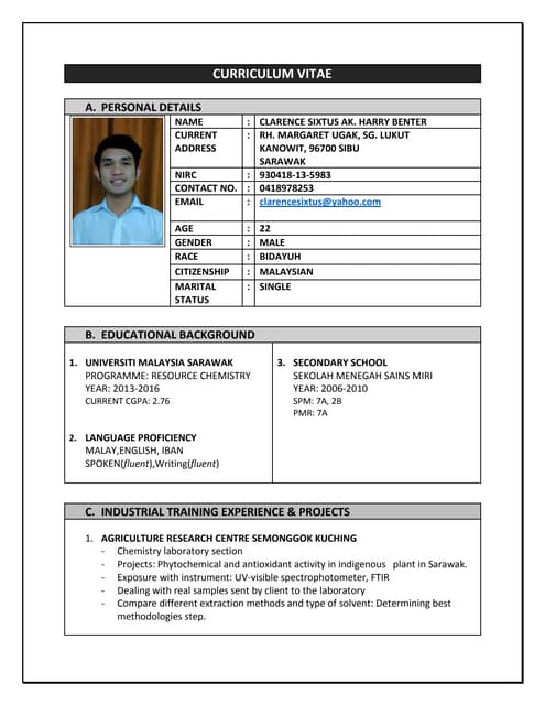 RAMESH BIODATA | PDF