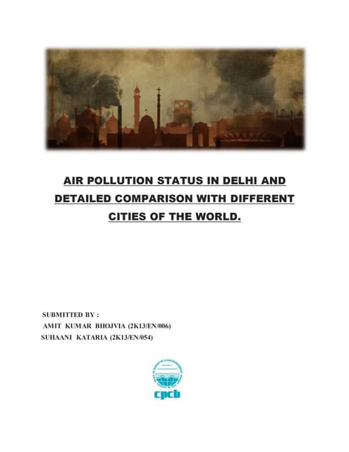 air pollution with case study | PPTX | Indoor Environmental Quality ...