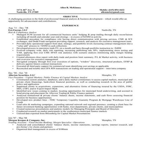 Allen McKinney - Application for Employment 2014 | DOC