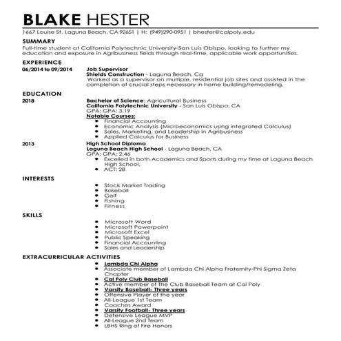 Resume | PDF