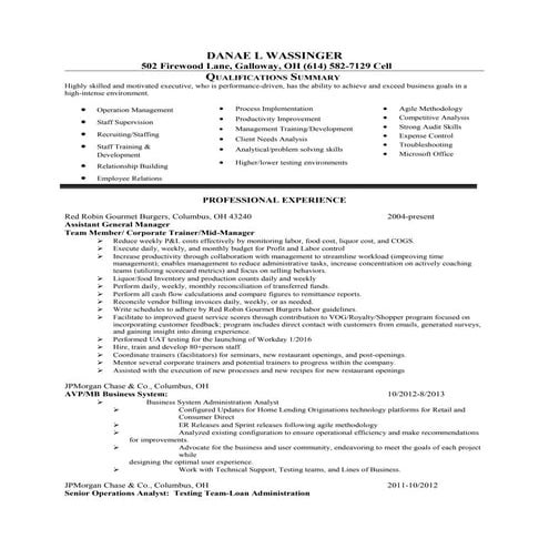 Joseph Sunderman Resume Supplement Public | PPTX