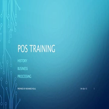 1- POS Training | PPSX