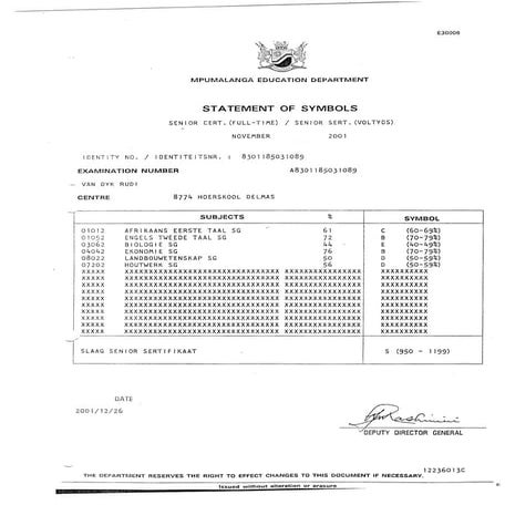 SC Symbol Statement | PDF