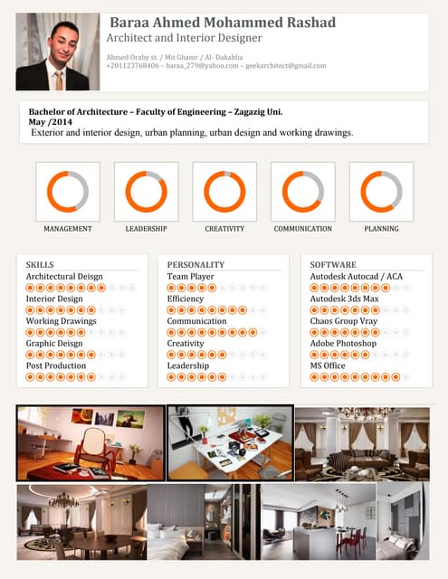 Baraa Ahmed, Student at Architecture department