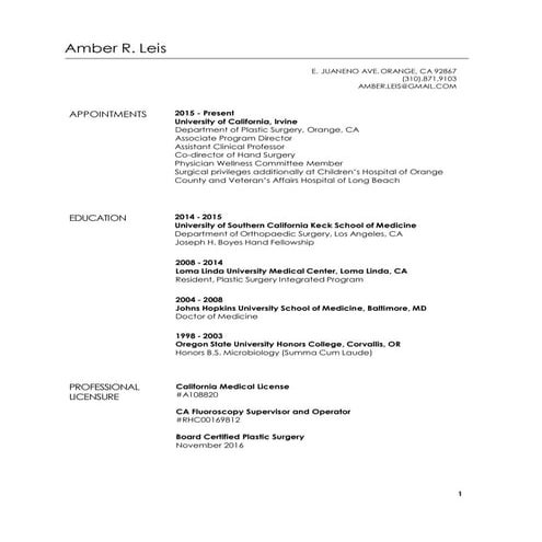 Amber CV Feb 2017 | PDF