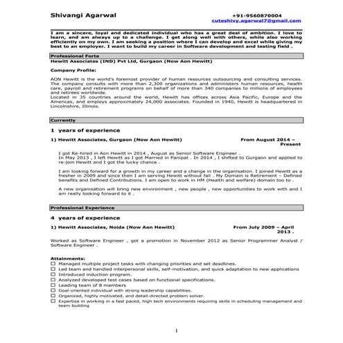Shivangi Resume | DOC