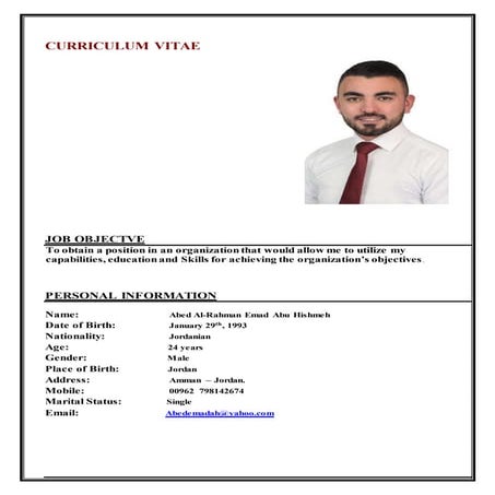 My CV1 | PDF