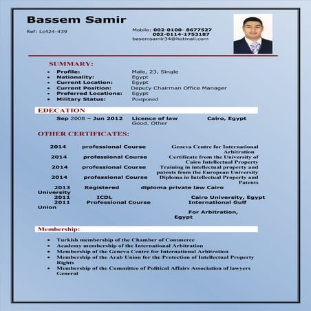 Sameer CV PDF 2016 | PDF