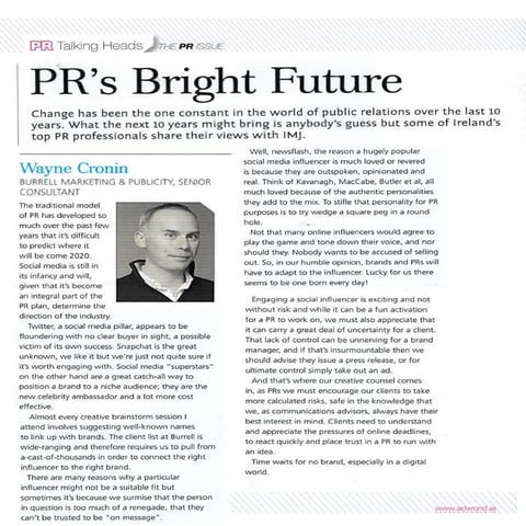 IMJ Nov16 Wayne Cronin | PDF