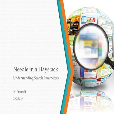 Needle in a Haystack_ACS | PPTX