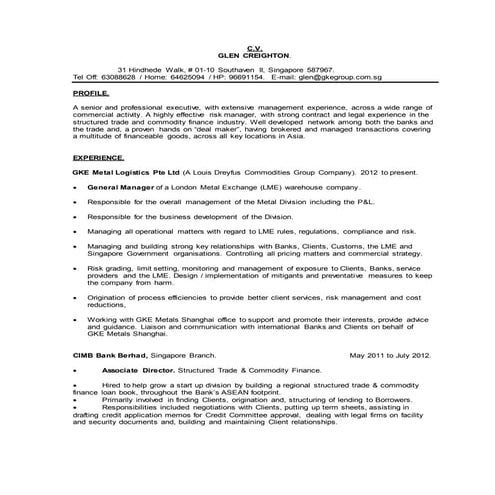 GC latest CV Jan 2016 doc | DOCX