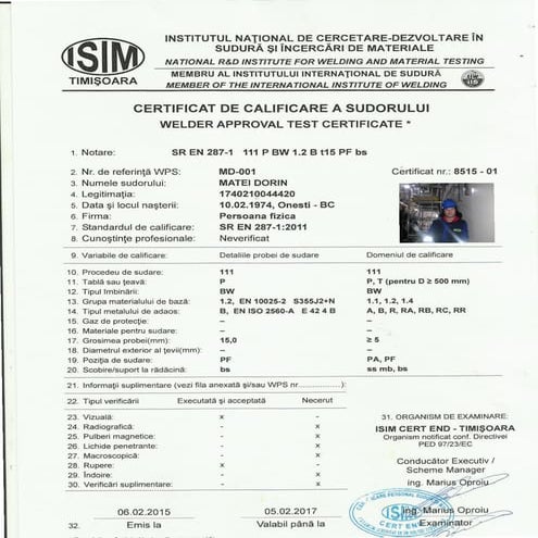 111 certificate | PDF