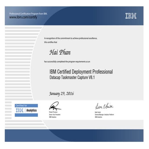 IBM_Analytics_DatacapV8 | PDF | Technology & Computing