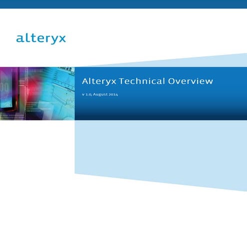 Alteryx Technical Overview | PDF