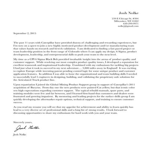 Sam Miller LoR - CATERPILLAR | DOCX