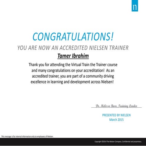 Virtual TTT Certification Letter(personalized) | PDF