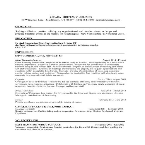 Gabrielle Resume | DOCX