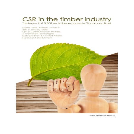Master-Thesis-CSR Timber Ind. BrazilxGhanaCor | PDF | Business ...