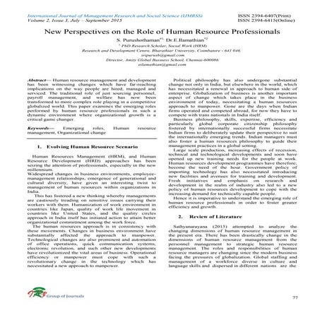 Article review on Human Resource Management | DOCX