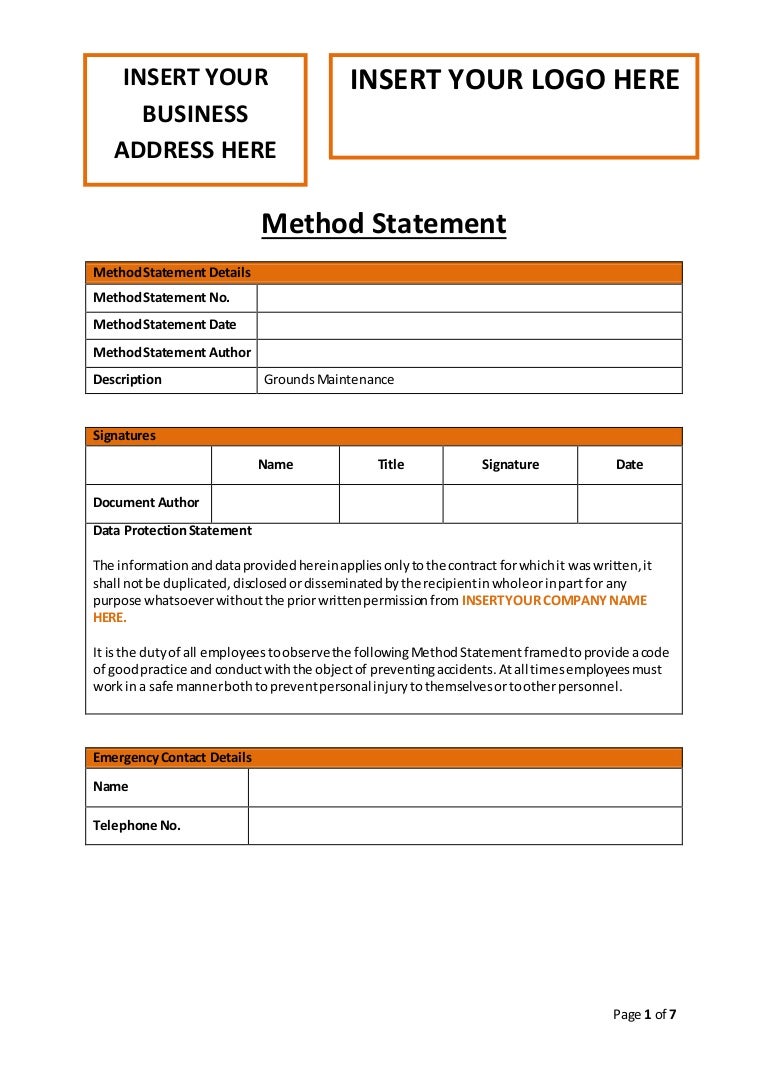 Grounds Maintenance Method Statement grounds-maintenance-method-statement