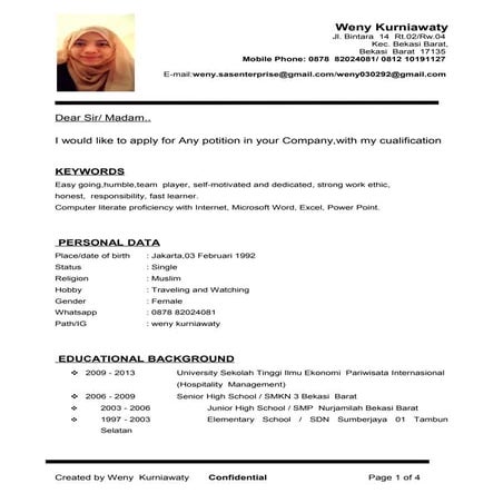 CURRICULUM VITAE julius | DOCX